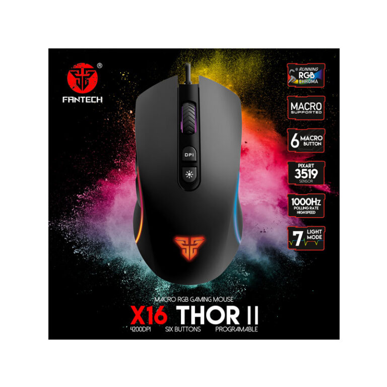 FANTECH THOR II X16 V2 Gaming Mouse - in Pannipitiya, Colombo